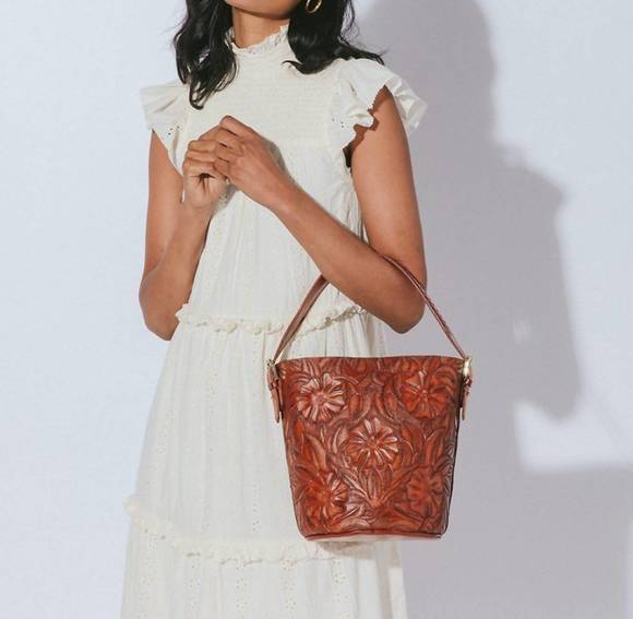 Cleobella | Bags | New Cleobella Lily Bucket Tote In Cognac | Poshmark